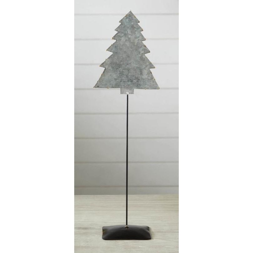 Decorative Galvanized Metal Christmas Tree With Base – The White House ...